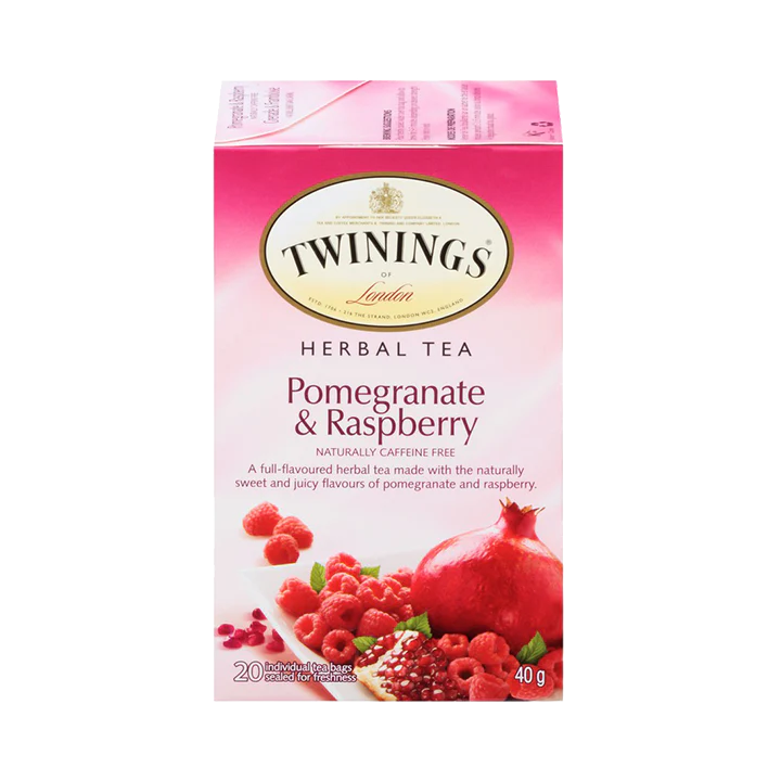 Twinings Pomegranate & Raspberry Herbal Tea 20ct - County Food Services