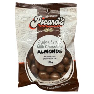 Picard's Swiss Style Milk Chocolate Almonds [30 x 100g] - County Food ...